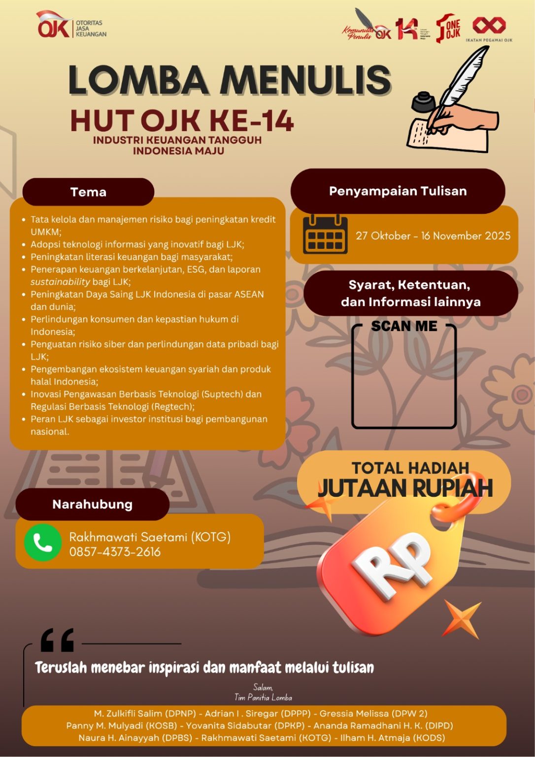 Lomba Menulis 2025 – Komunitas Penulis OJK